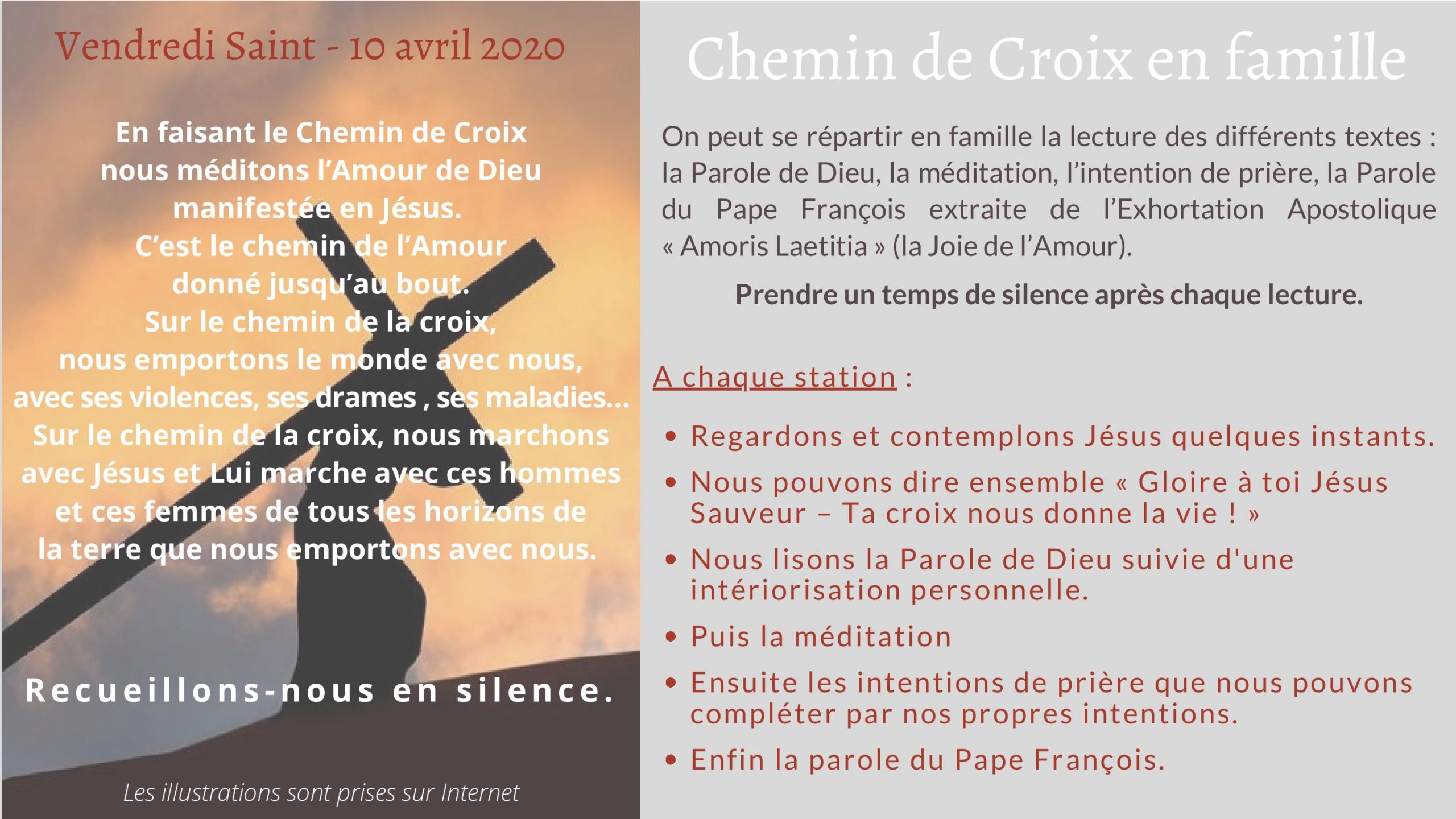 Prier en chemin de Croix en famille - Diocèse de Viviers